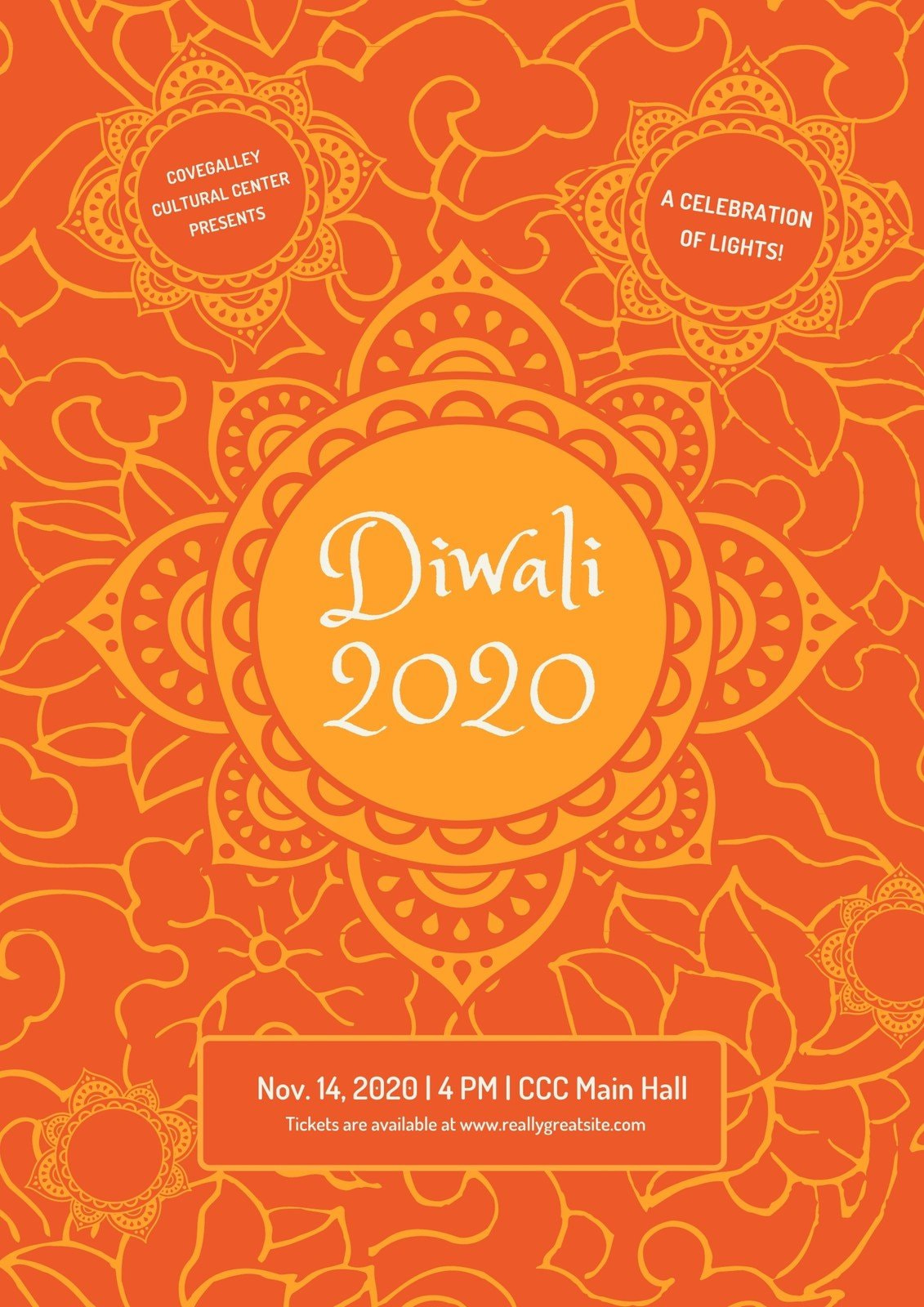 Design Diwali Posters (Free!) Online with Canva
