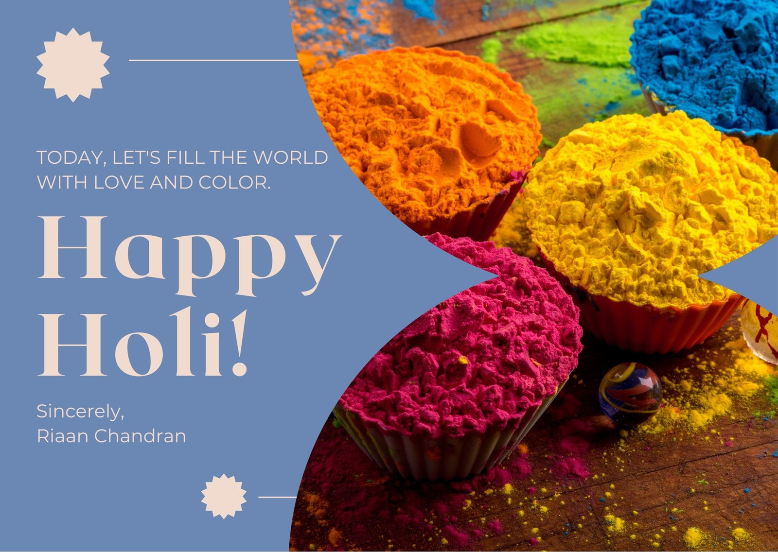 Design Custom Holi Greeting Cards Online For Free - Canva