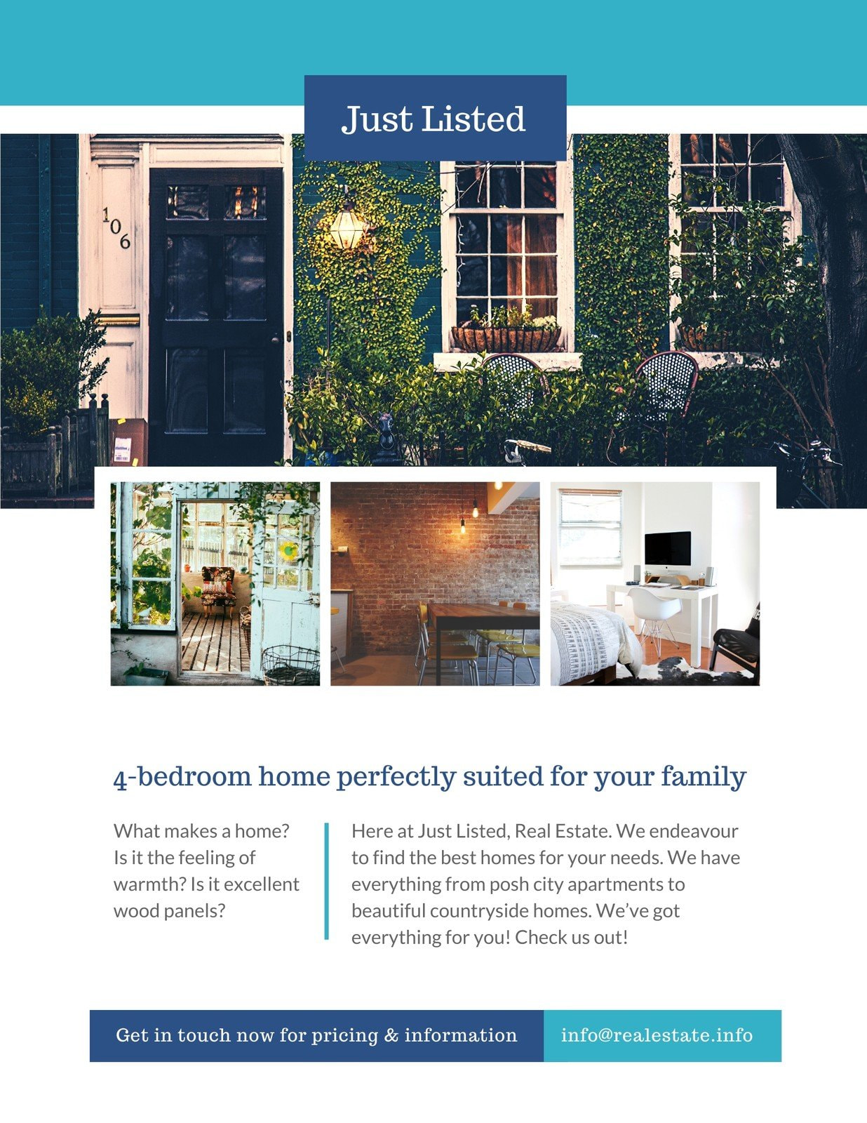 Design Custom Real Estate Flyers With Our Free Layouts