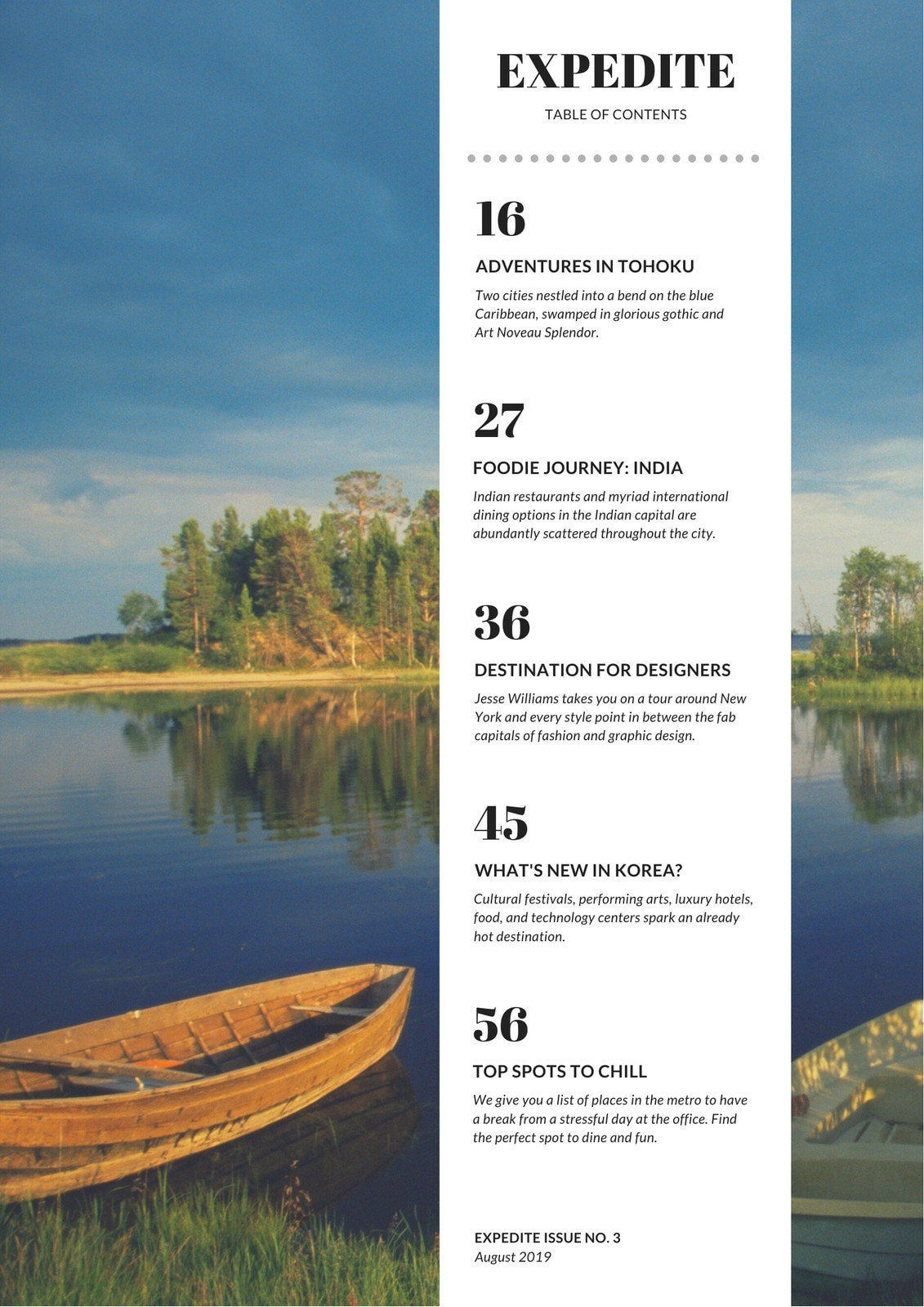 Table of Contents Maker - Create a Table of Contents | Canva