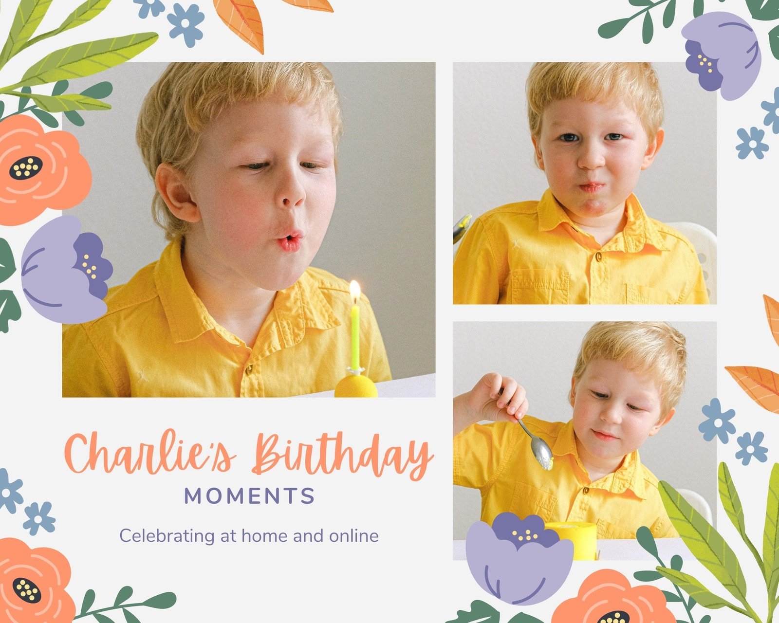 Design Your Own Birthday Photo Collage - Canva