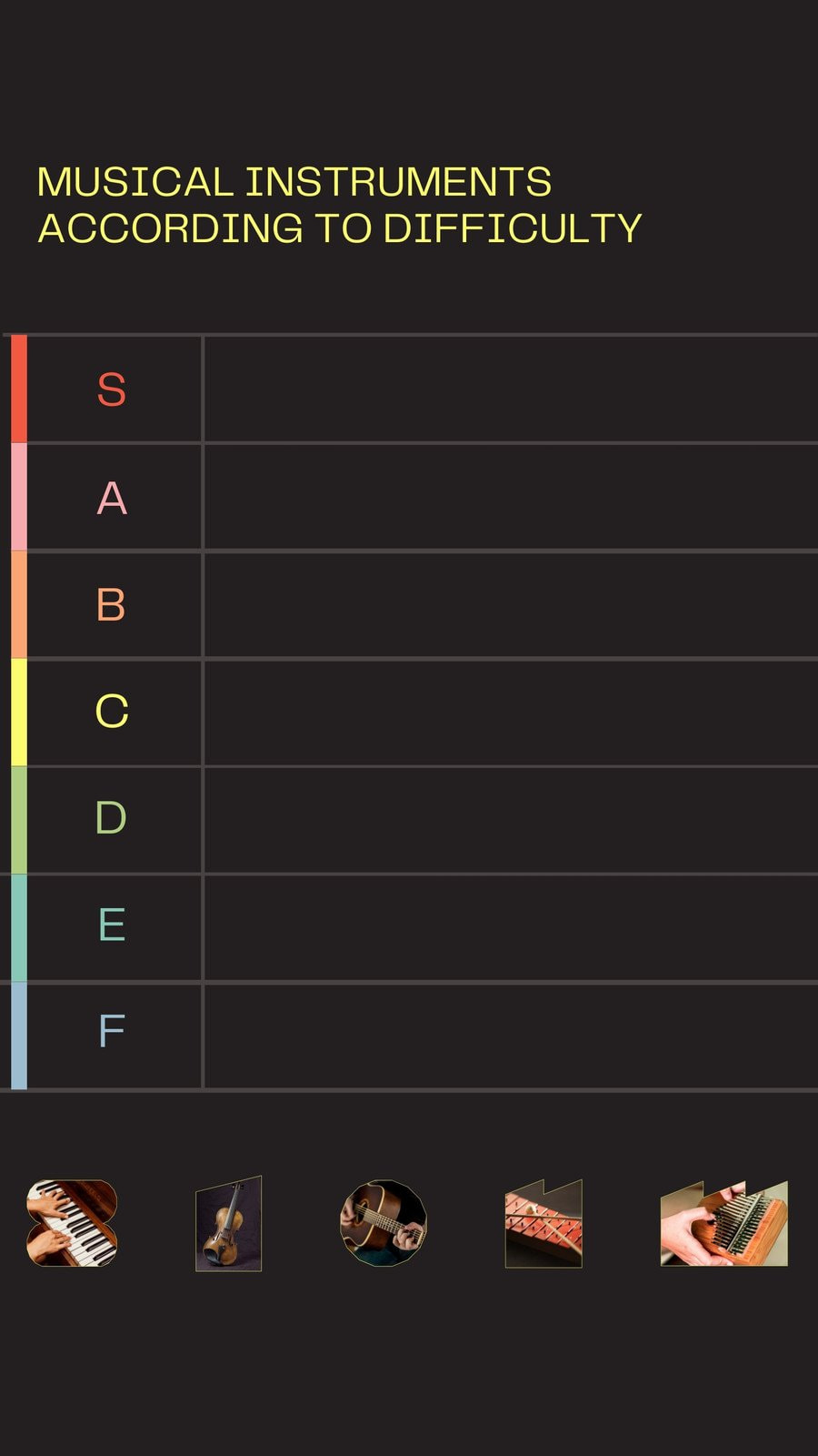 Free Tier List Maker: Make a tier list for anything | Canva
