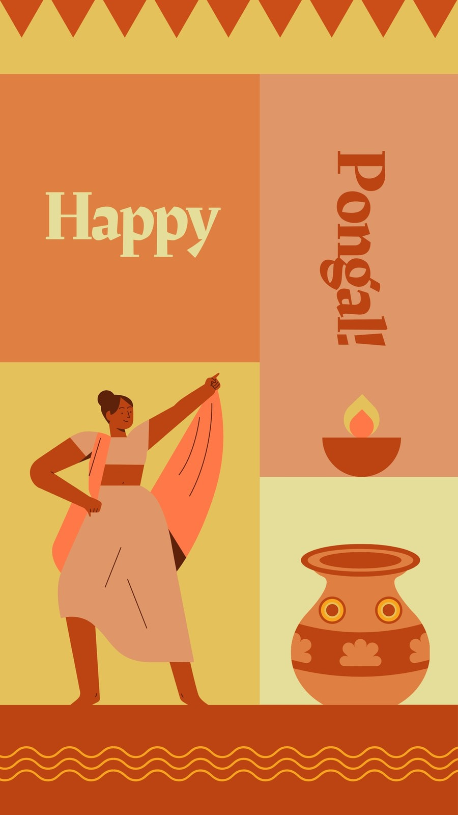 Make Custom Pongal Greeting Cards With Canva