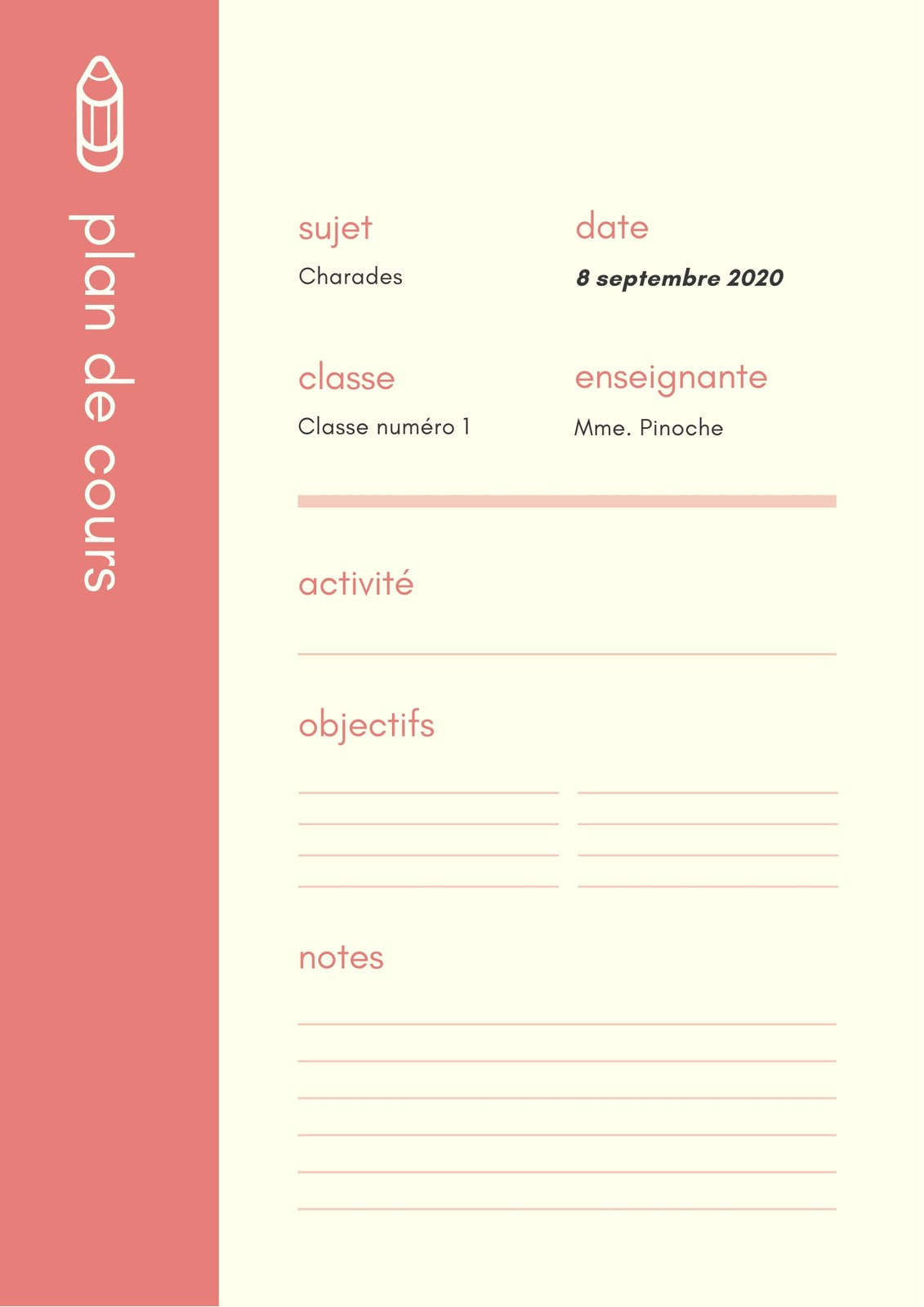 Créez des plans de cours facilement - facile & gratuit | Canva