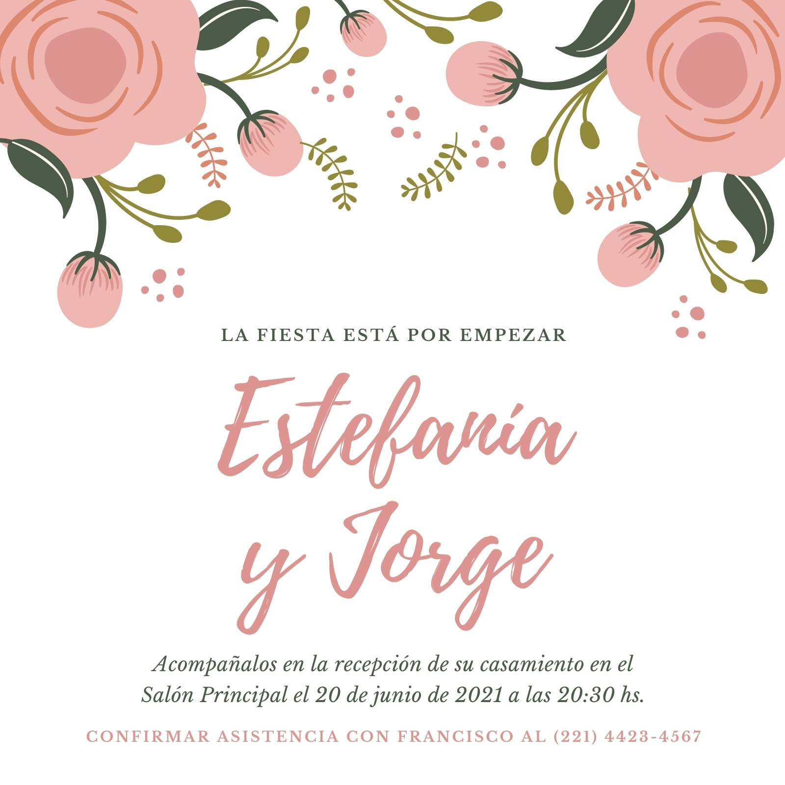 Creá Hermosas Tarjetas de Casamiento Gratis | Canva