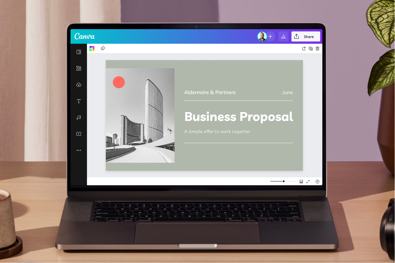 Darmowy program do tworzenia PDF online - Canva