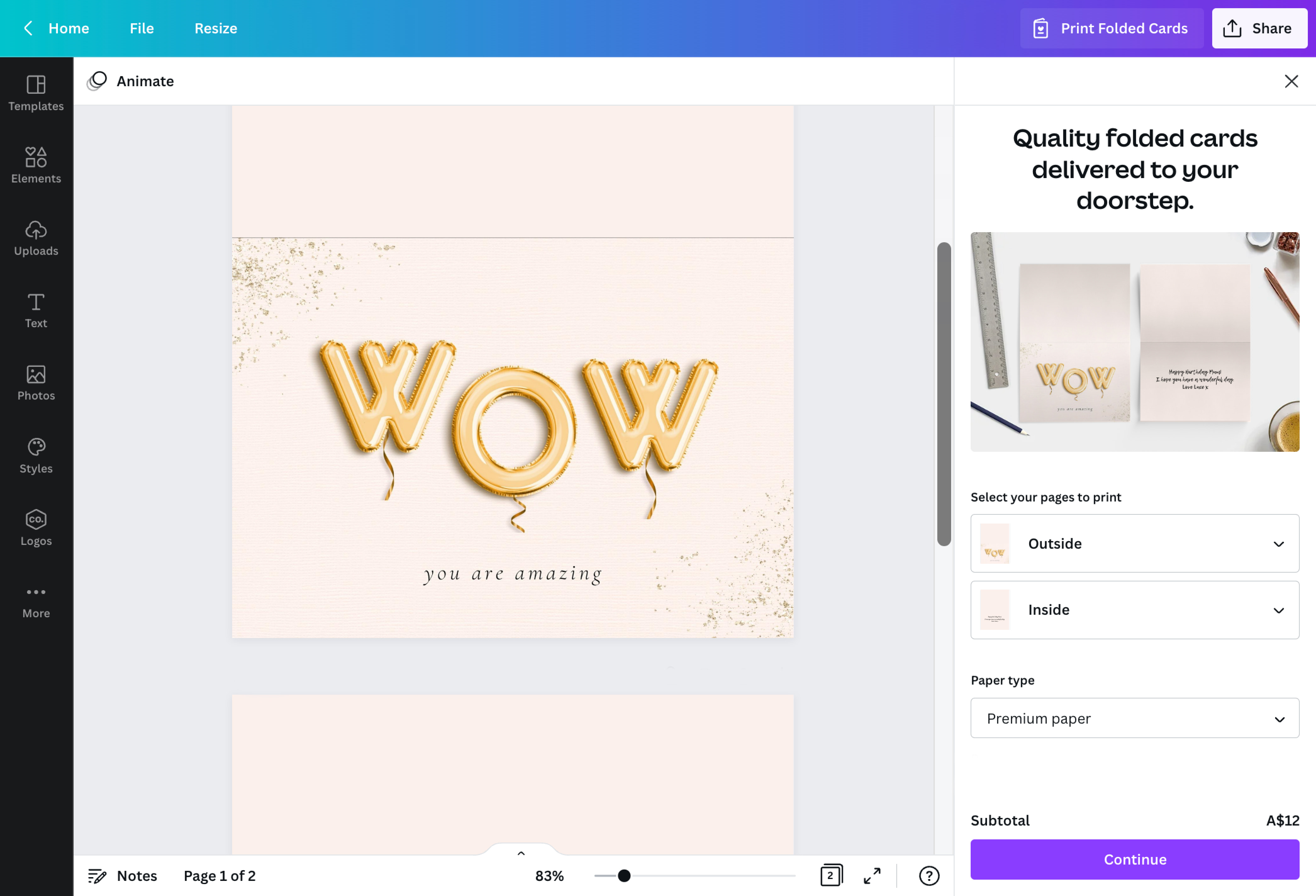 Darmowy kreator kartek urodzinowych online | Canva