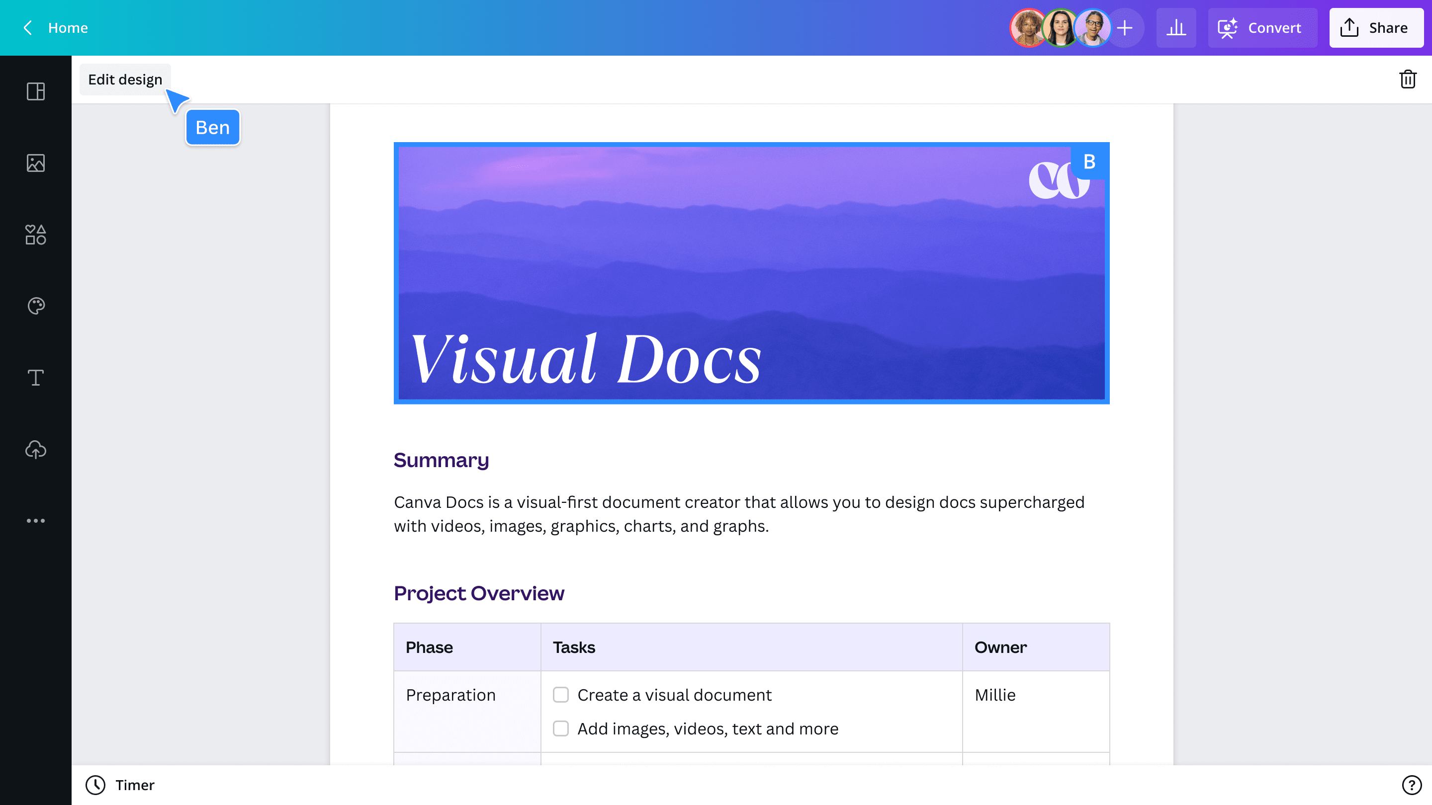 Introducing Magic Write In Canva Docs