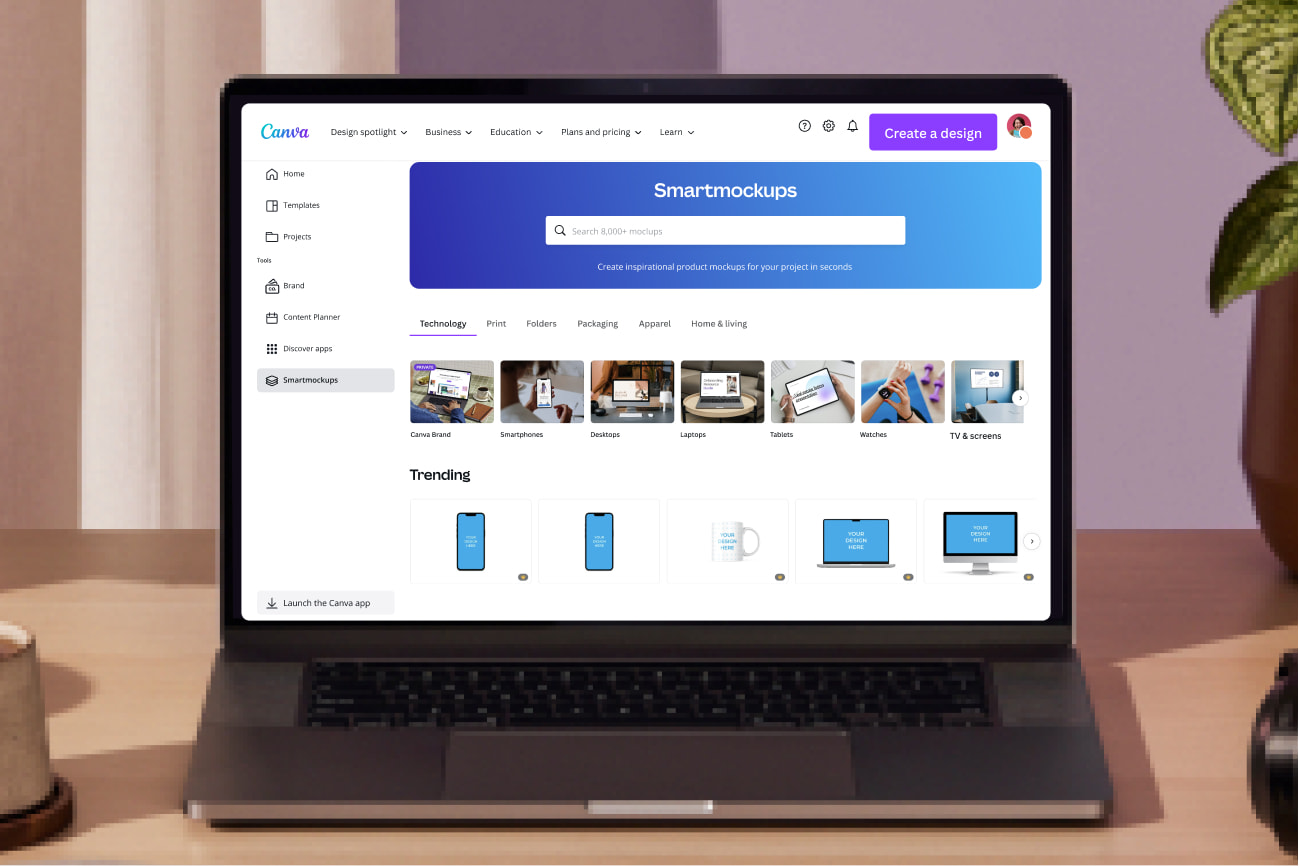 Gratis Mockup Maken online - Ontwerp online Mockups | Canva