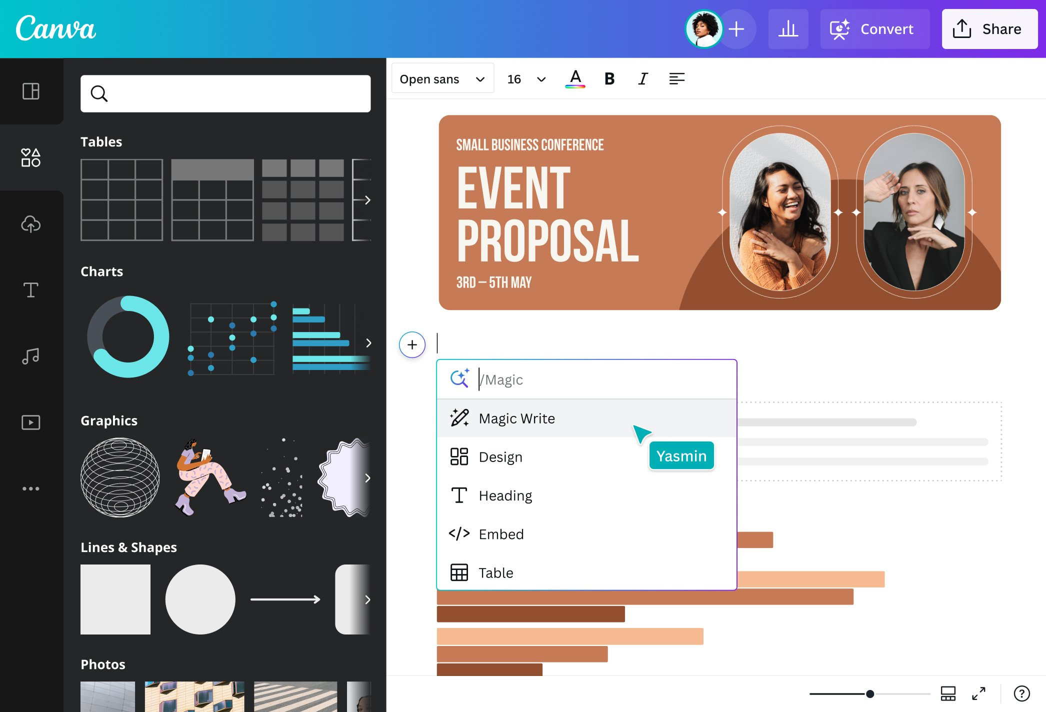 Editor gratuito de propostas de evento - Cria uma proposta de evento ...