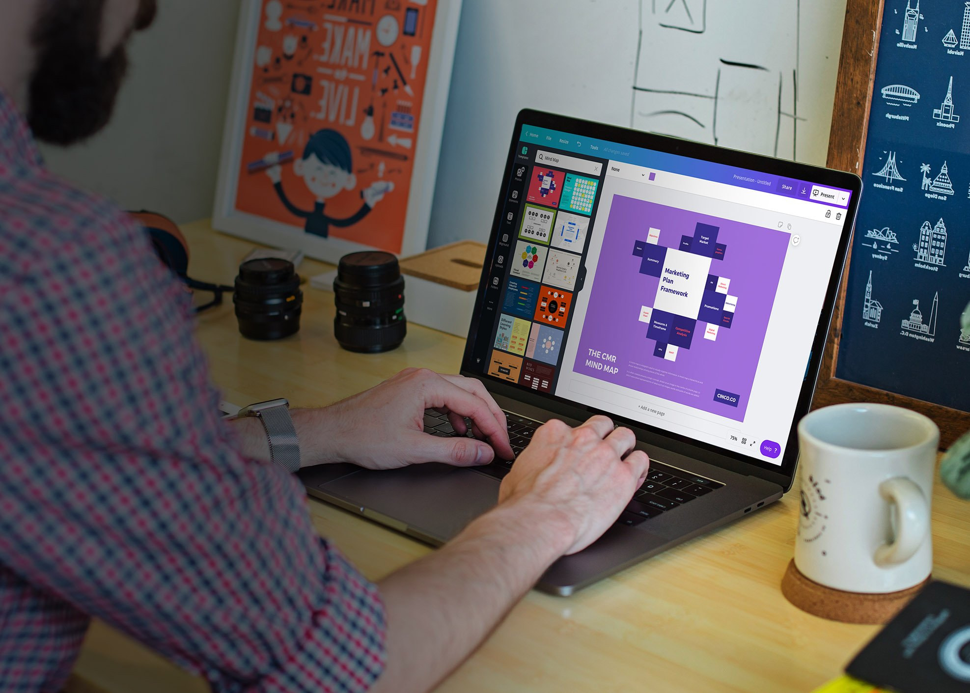 Gratis tankekartoppretter og redigerbare tankekarteksempler | Canva
