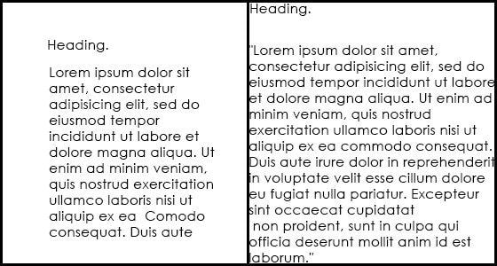 How to design with white space