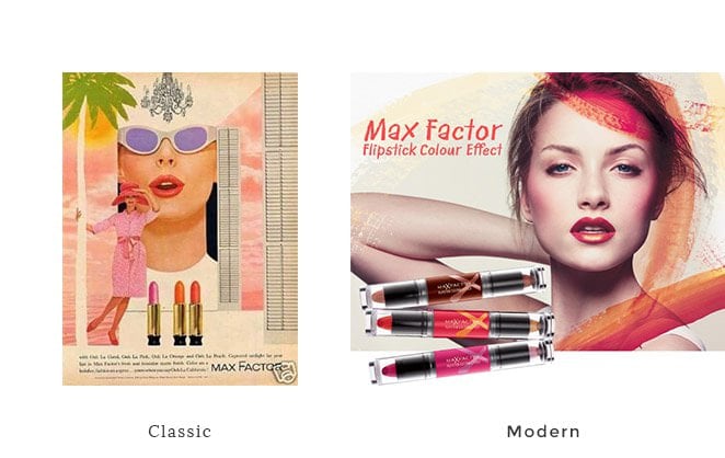 40 classic branding examples with their modern version