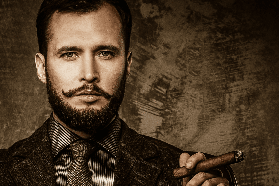 Color Combination Mustache and Cigar - Canva's Design Wiki