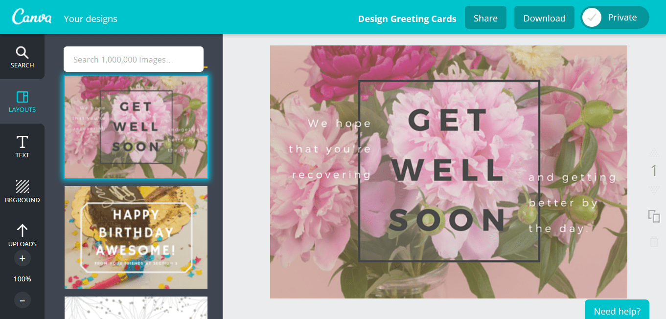 Free Online Greeting Card Maker Create Custom Designs Online Canva