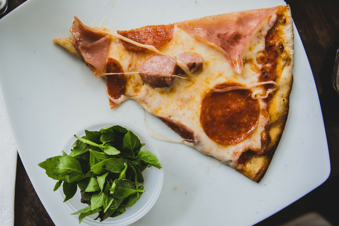 Color Combination Leafy Pizza Toppings - Canva's Design Wiki