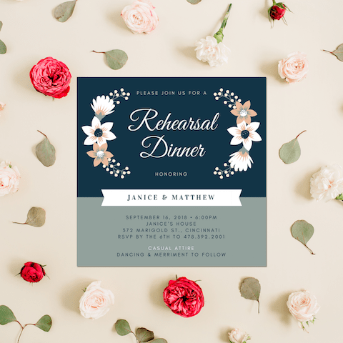 40+ Rehearsal Dinner Ideas - Canva
