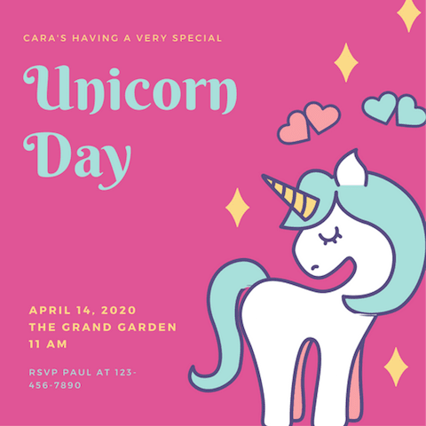 40+ Unicorn Party Ideas - Canva
