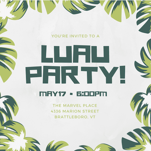 40+ Luau Party Ideas - Canva