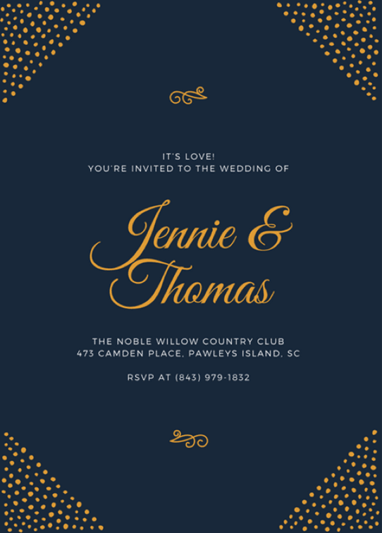 Canva Wedding Invitations