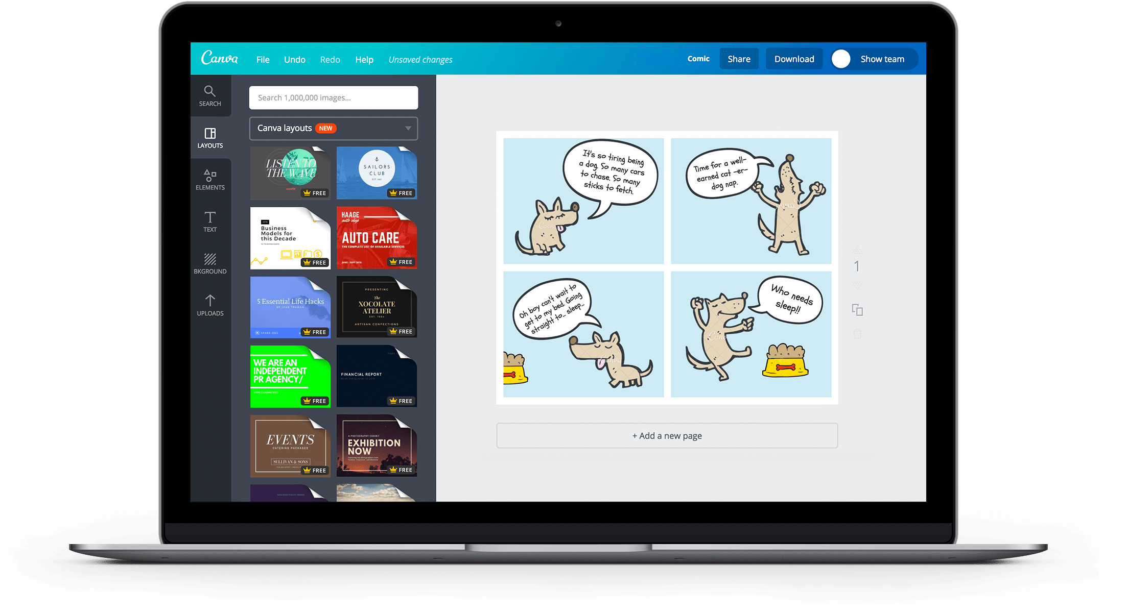 Free Online Comic Strip Maker Design A Custom Comic Strip In Canva