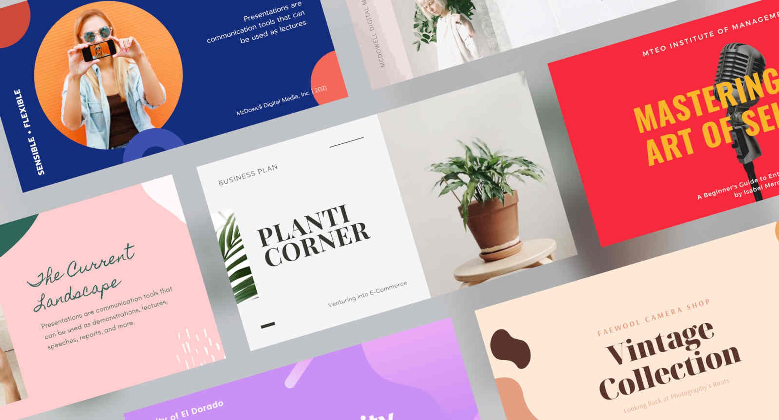 Powerpoint Template Canva Serat